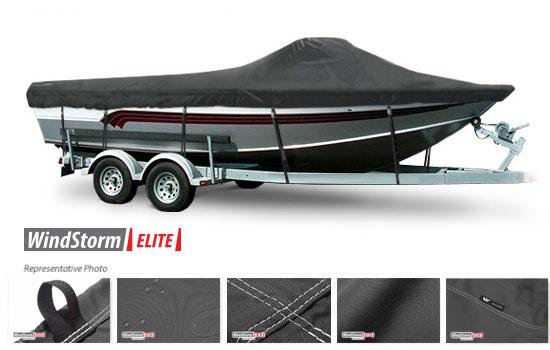 Boat Covers for ALUMINUM FISHING - Walk Thru Windshield