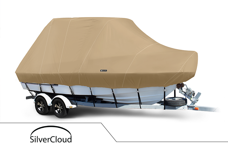 Boat Covers for BAY BOAT - Rounded Bow, Center Console, T-Top