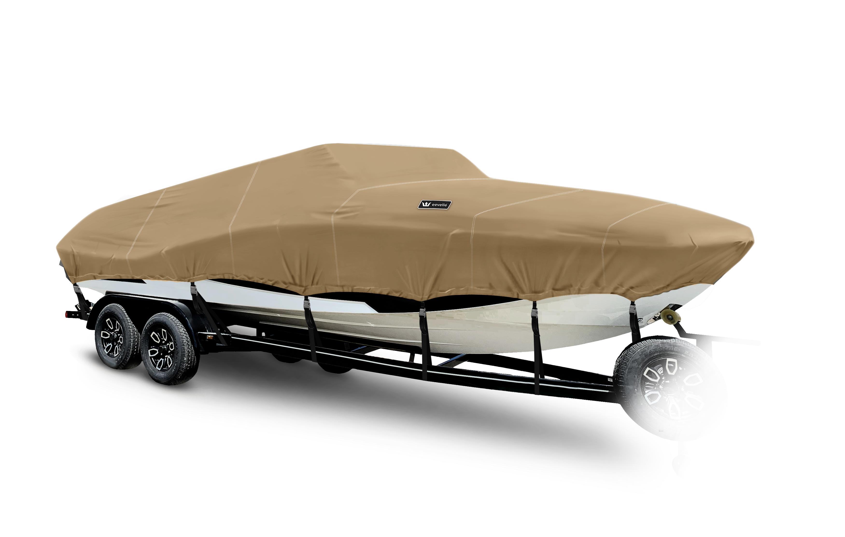 Sunbrella Boat Cover for DECK BOAT - Low Rails Fits 23'6" LENGTH up to ...