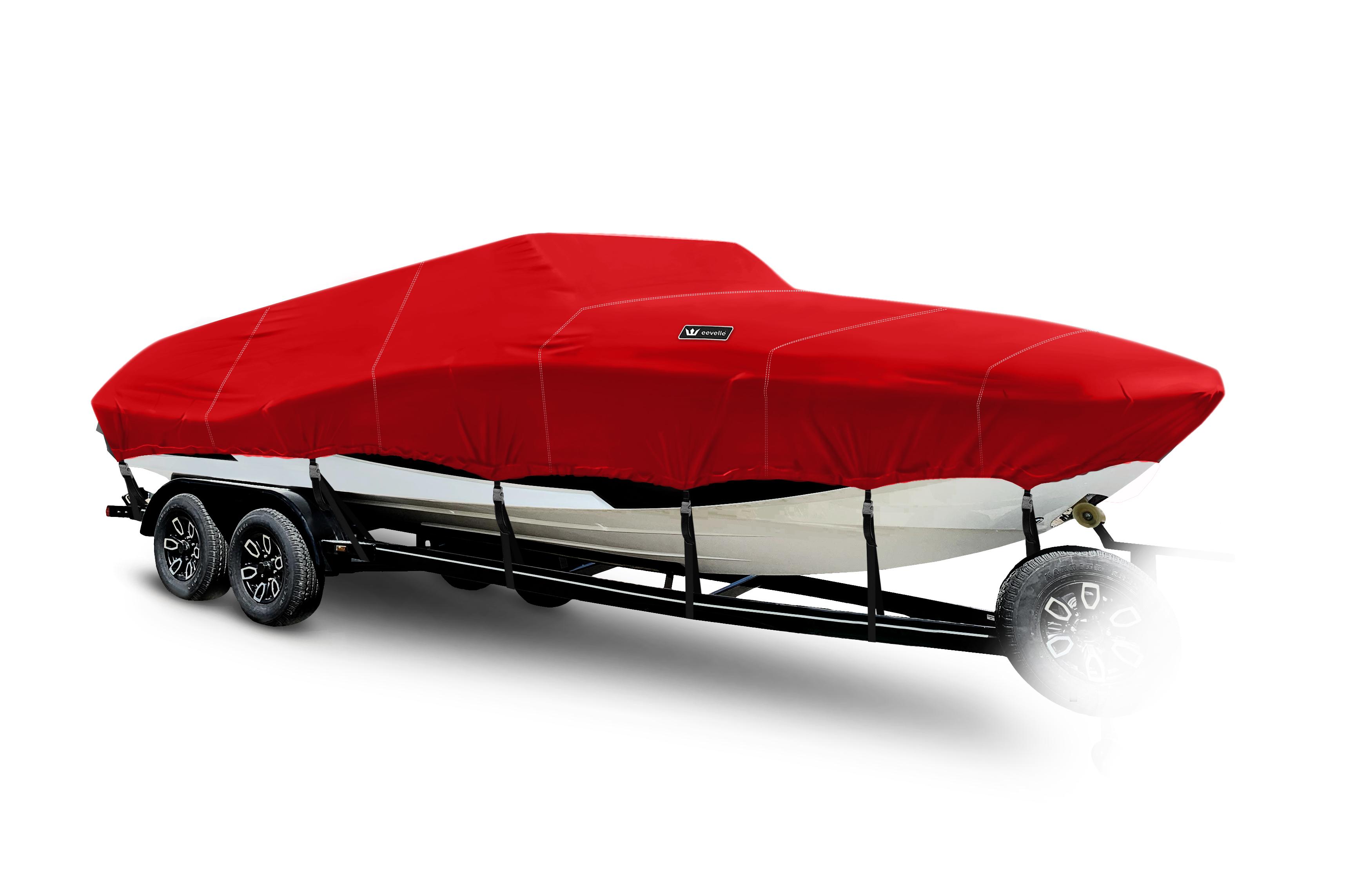 Boat Covers for DECK BOAT - Walk Thru Windshield