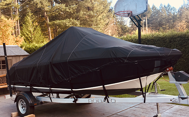 Boat Covers for V HULL FISHING - Center Console, Low or No Bow Rails