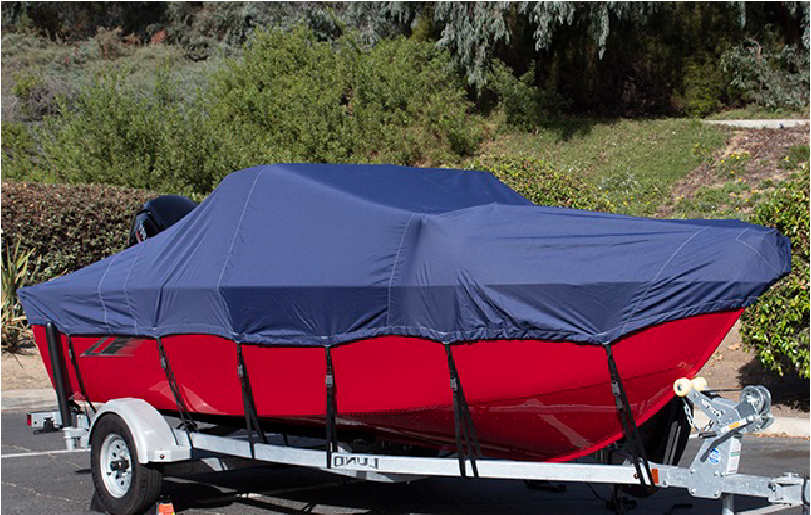 Boat Covers for FISH & SKI - Walk Thru Windshield