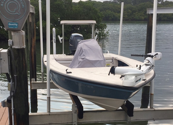 Center Console Boat Covers with T-Top | National Boat Covers